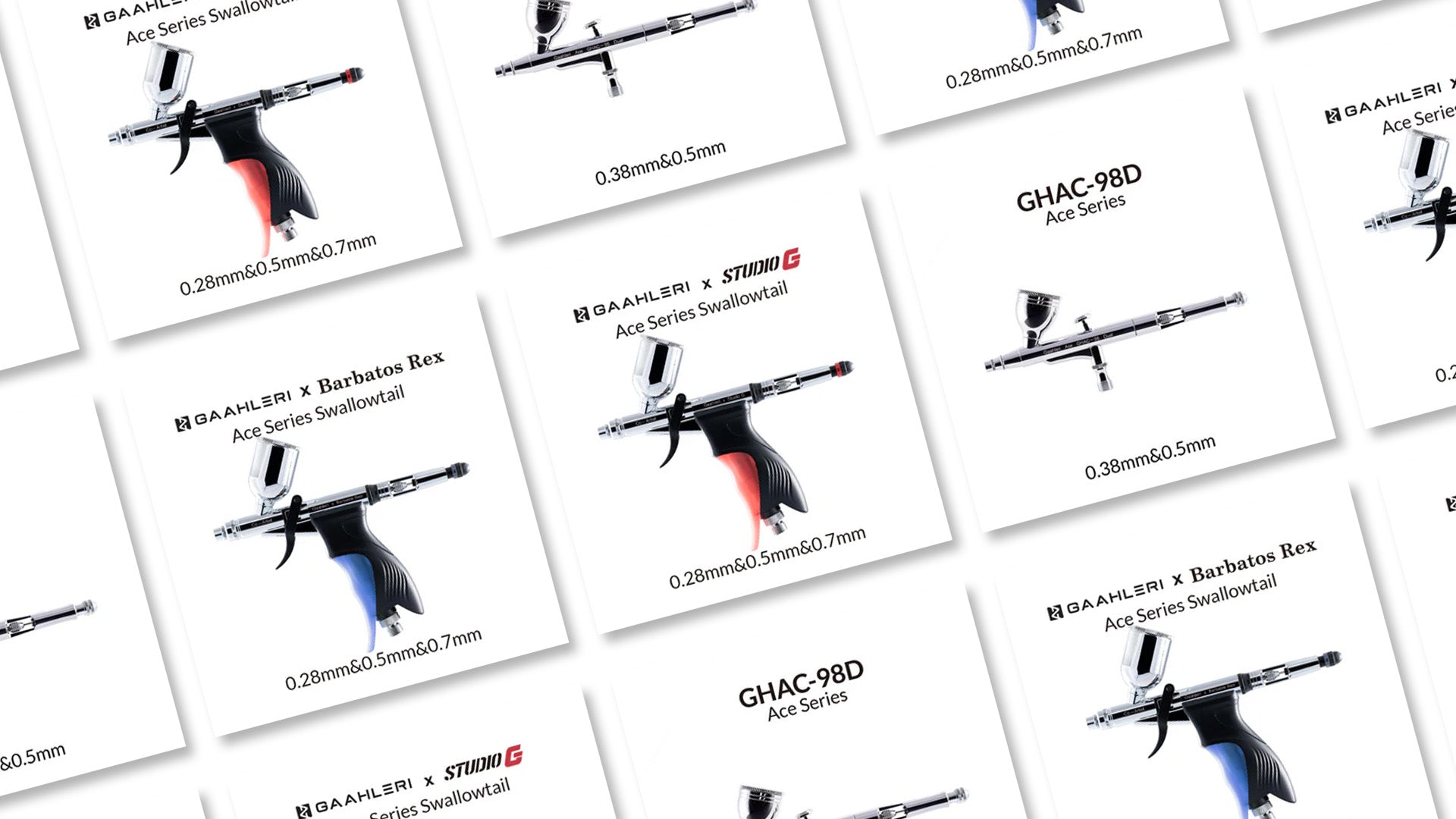 Gaahleri Collab Series Airbrushes