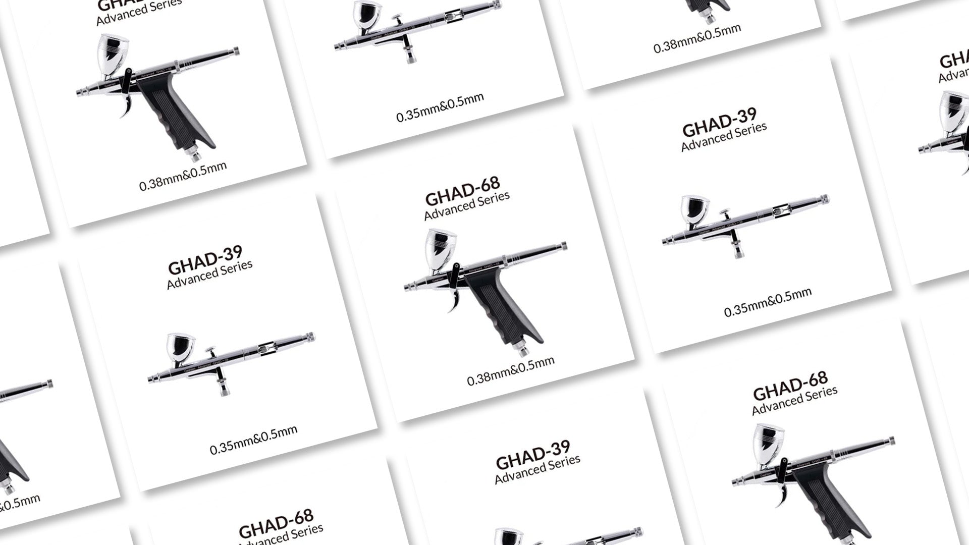 Gaahleri Advanced Series Airbrushes