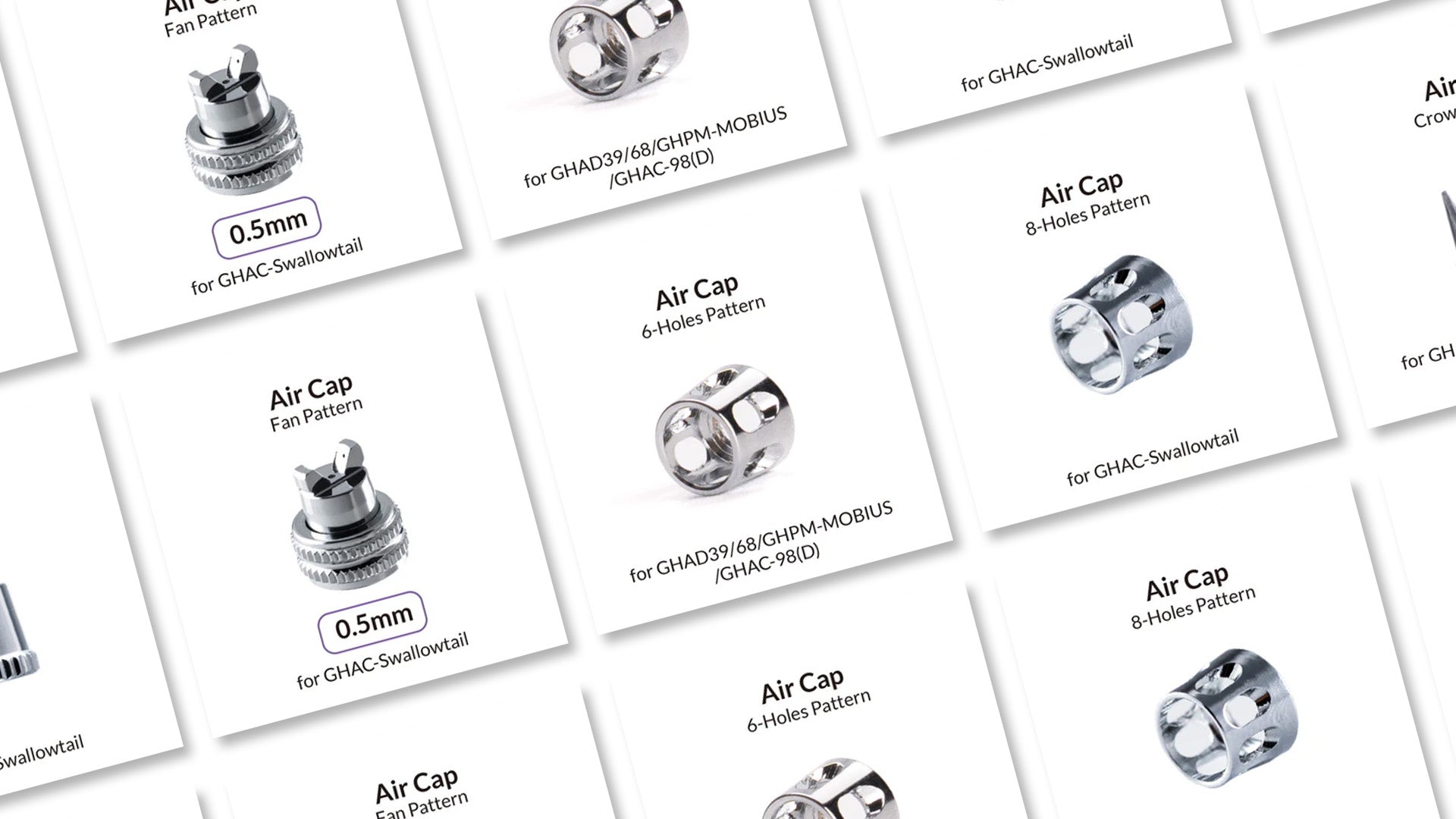 Gaahleri Airbrush Air Caps