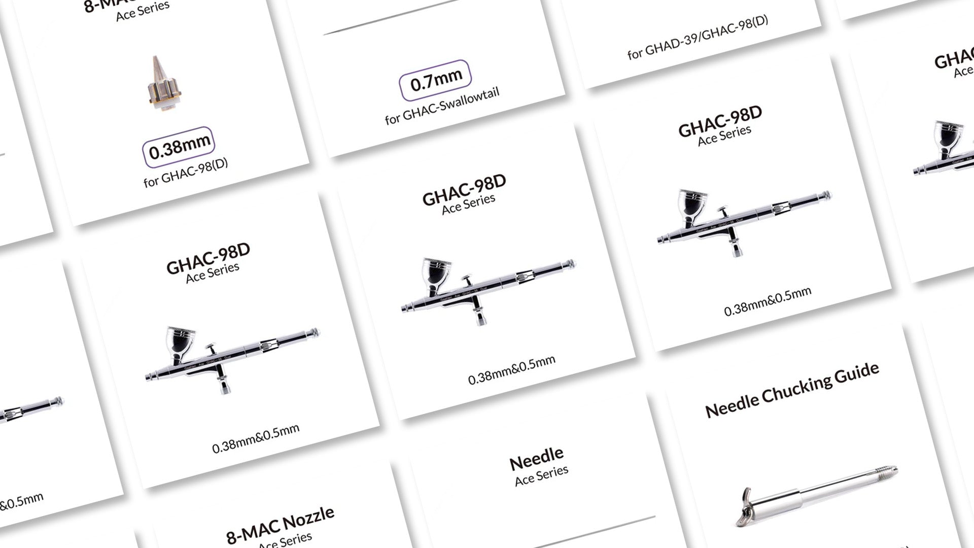 Gaahleri Airbrush Components for GHAC-98d