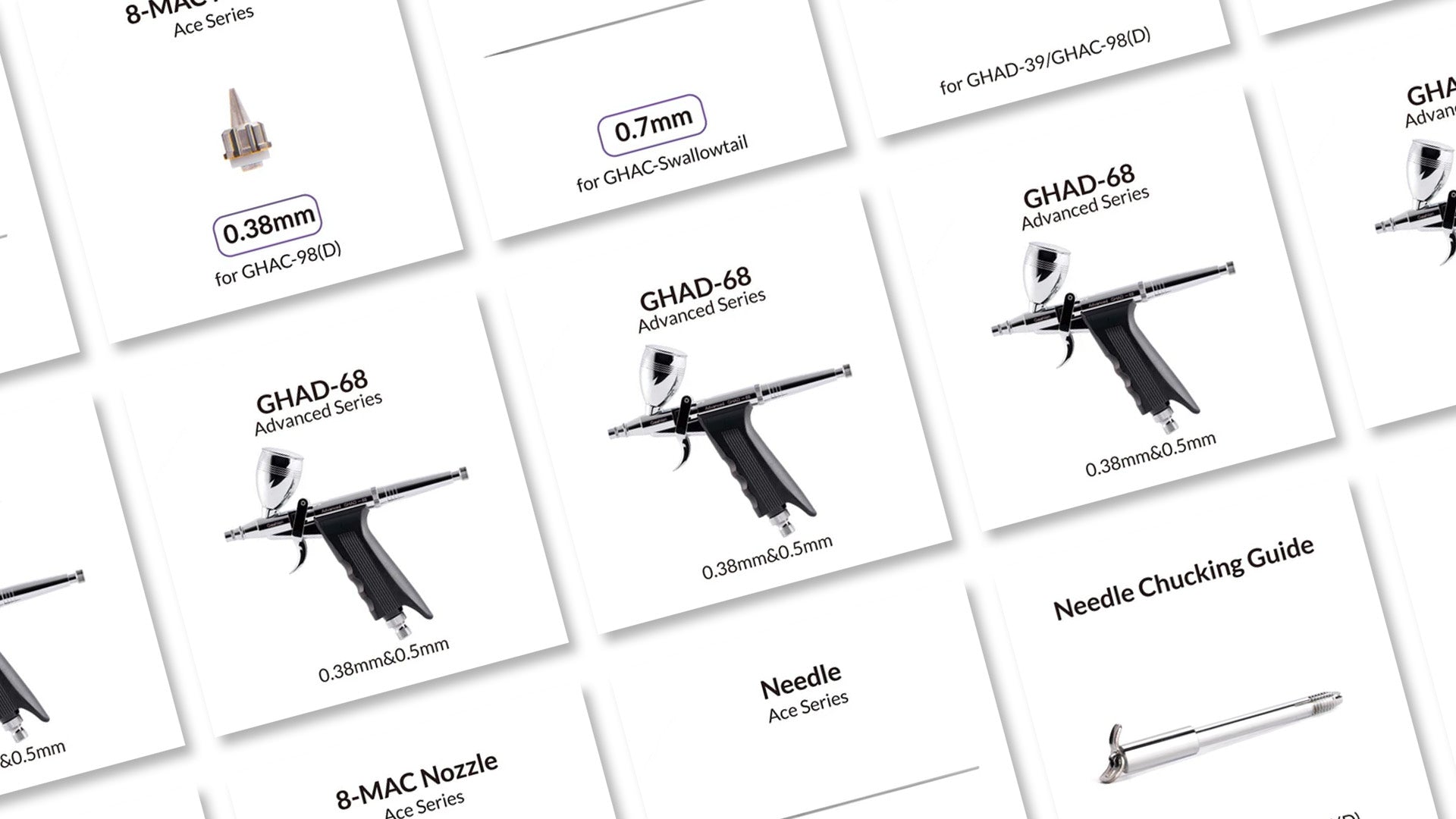 Gaahleri Airbrush Components for GHAD-68