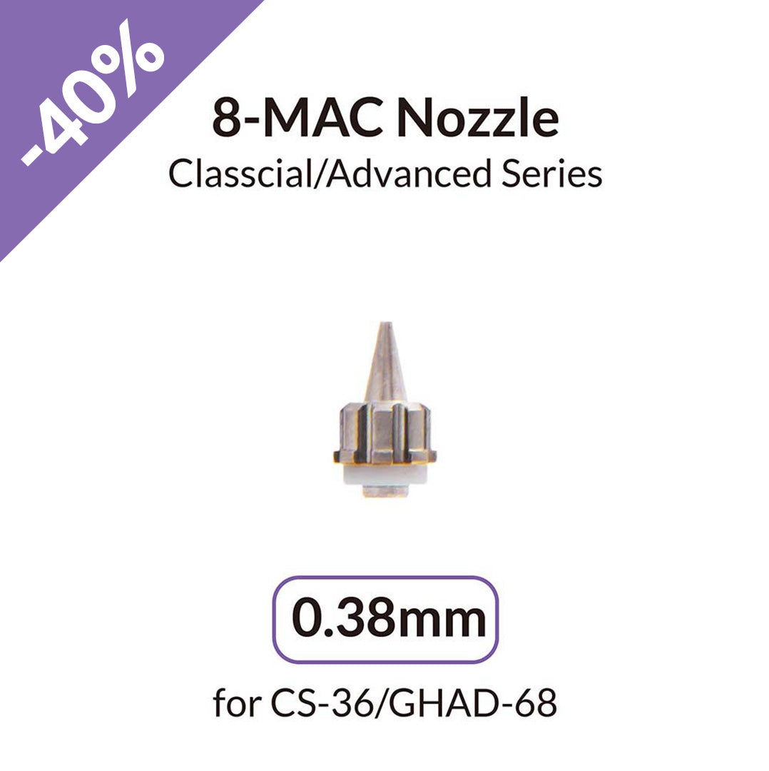 Airbrush 0.38mm Nozzle of Quick Self-Centering Structure for CS-36 & G