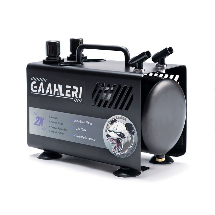 Dual Drive Series Airbrush Air Compressor GT-918 – Gaahleri