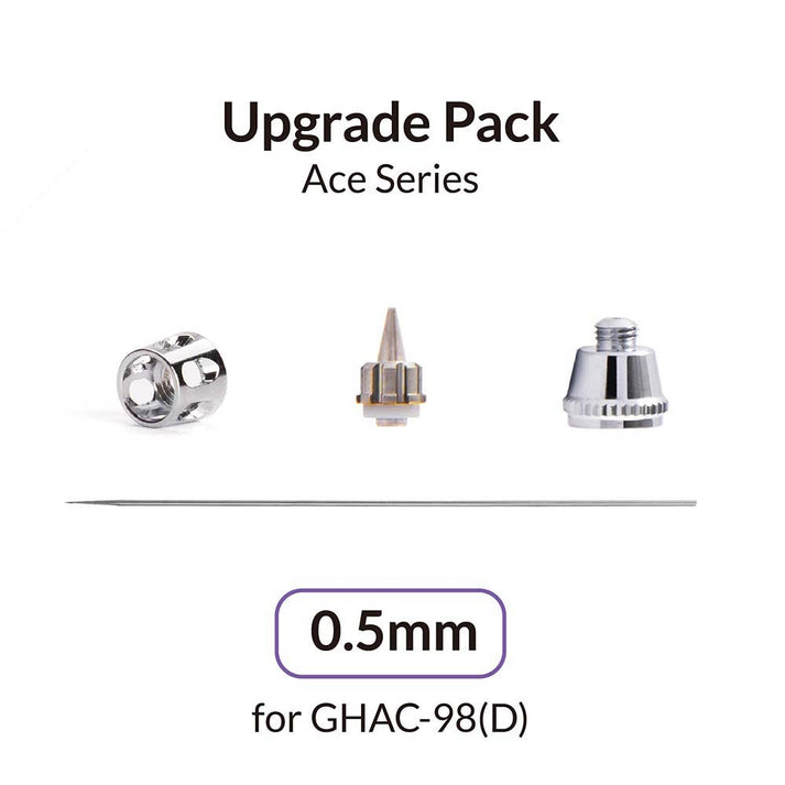 Gaahleri GHAC-98D Ace Series Airbrush + 0.5mm Upgrade Pack Bundle