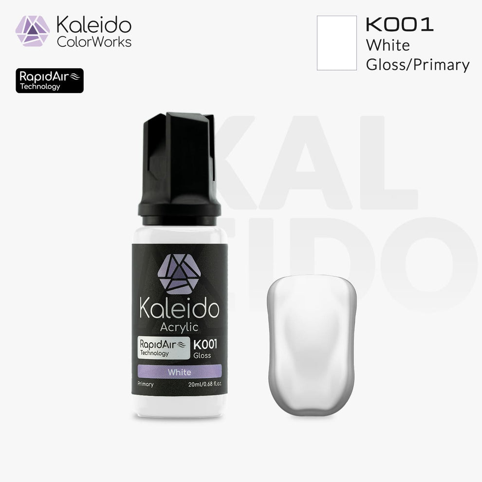 Kaleido Colorworks Water-Based Paint K001 White 20ml – Gaahleri