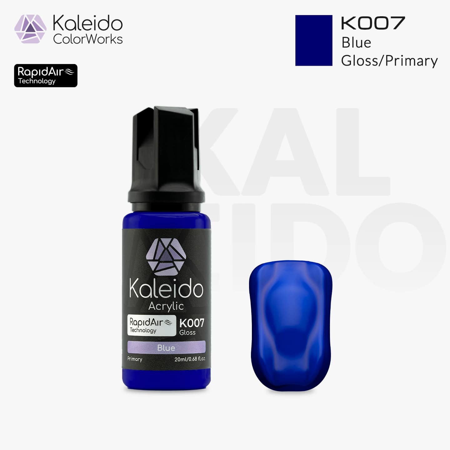 Kaleido Colorworks Water-Based Paint K007 Blue 20ml – Gaahleri