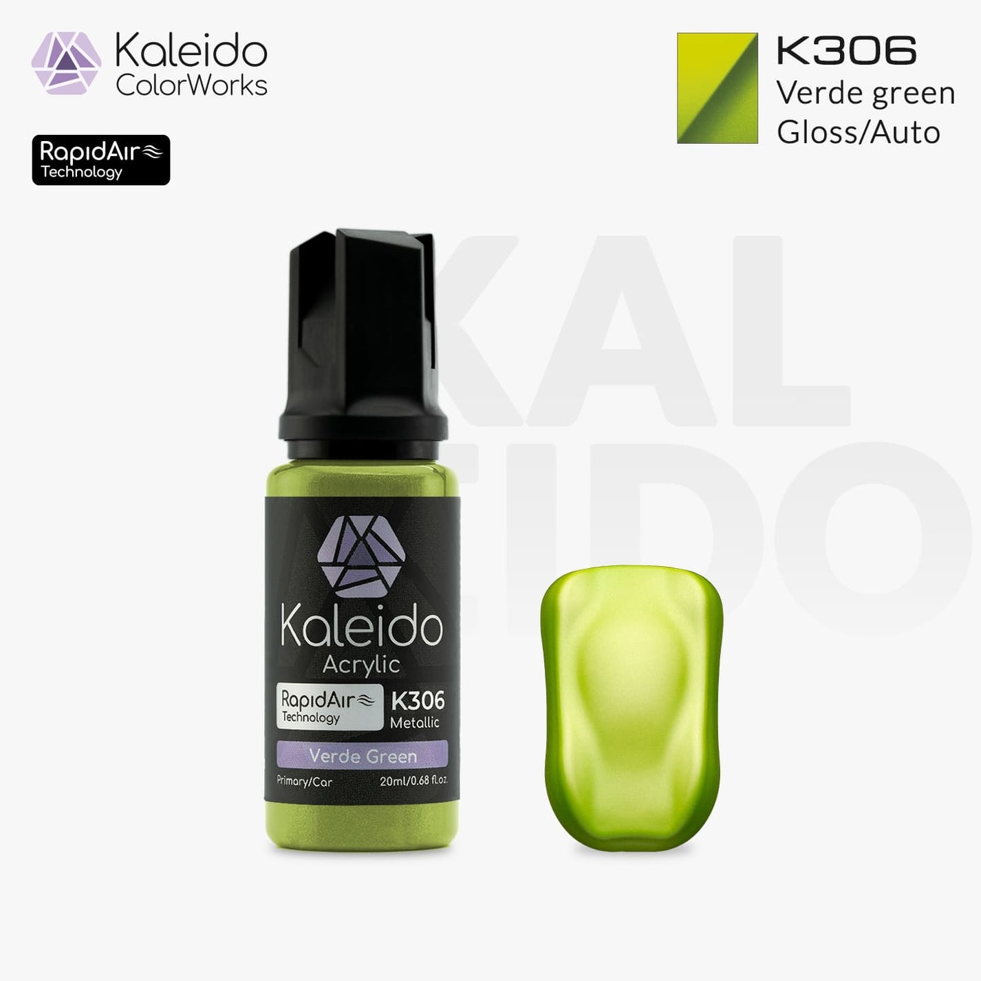 Kaleido Colorworks Water-Based Paint K306 Verde Green 20ml – Gaahleri