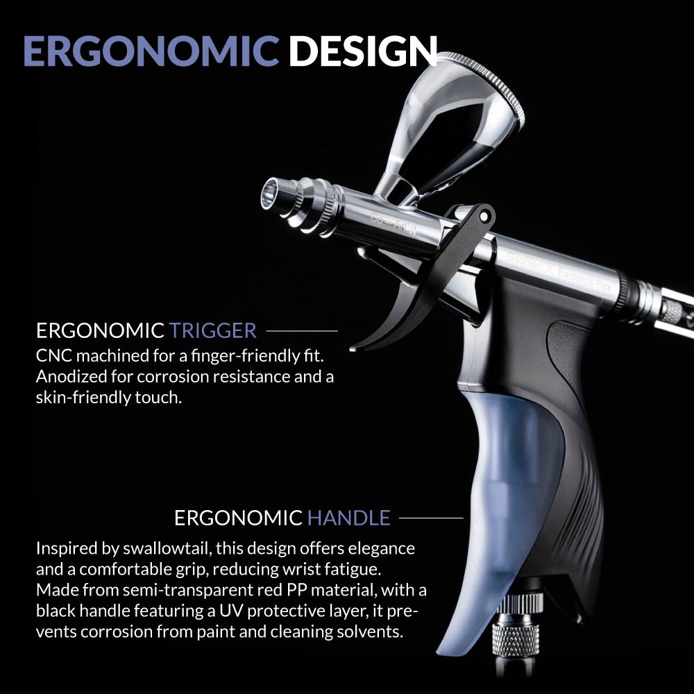 GHAC-Swallowtail & Rex Airbrush + Gaahleri Airbrush Holder