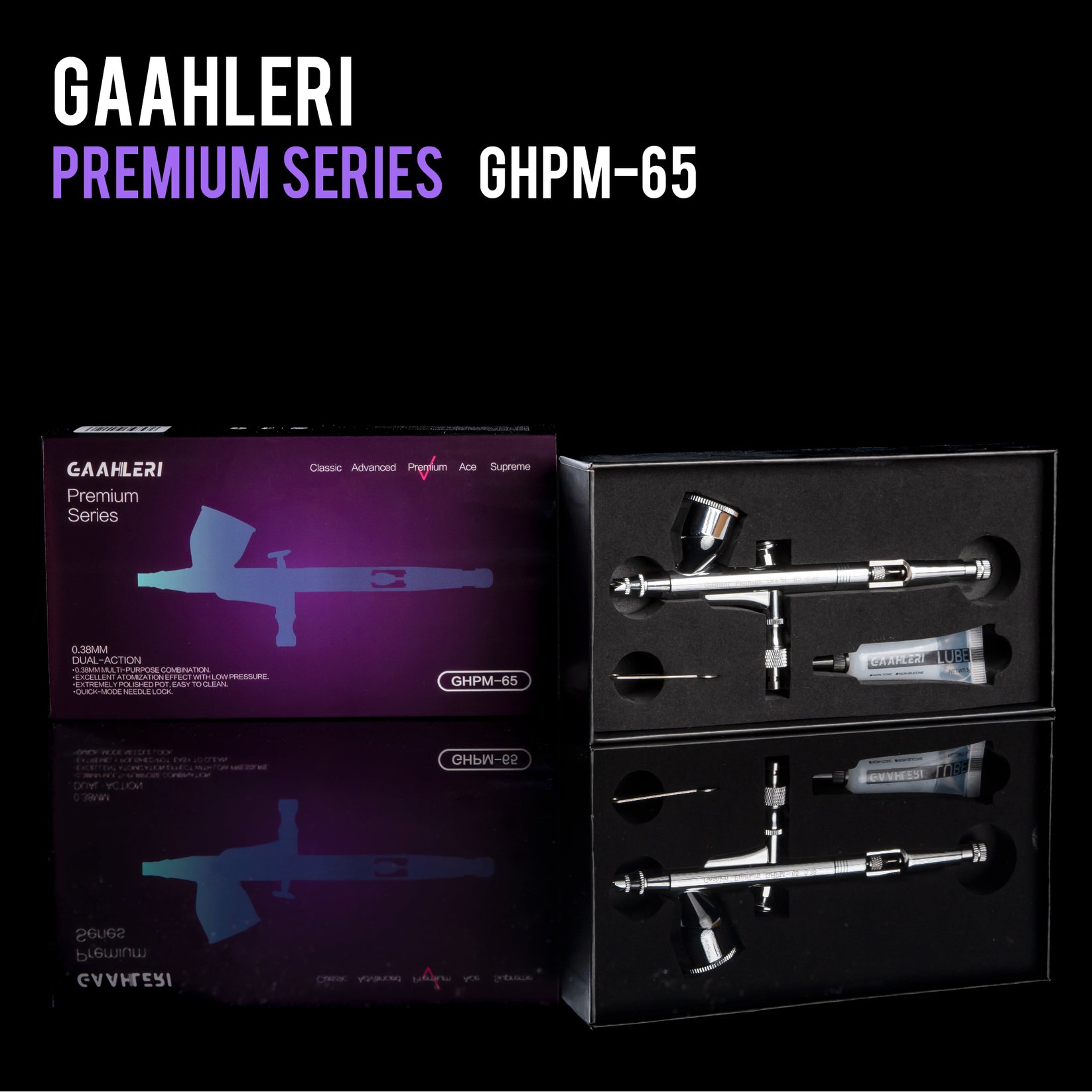 GHPM-65 0.38mm Premium Series Airbrush – Gaahleri